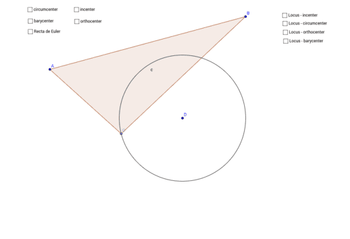 Notable points of a triangle. – GeoGebra